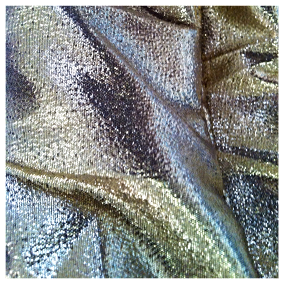 Gold Lame Dolly Bow Headband on Luulla